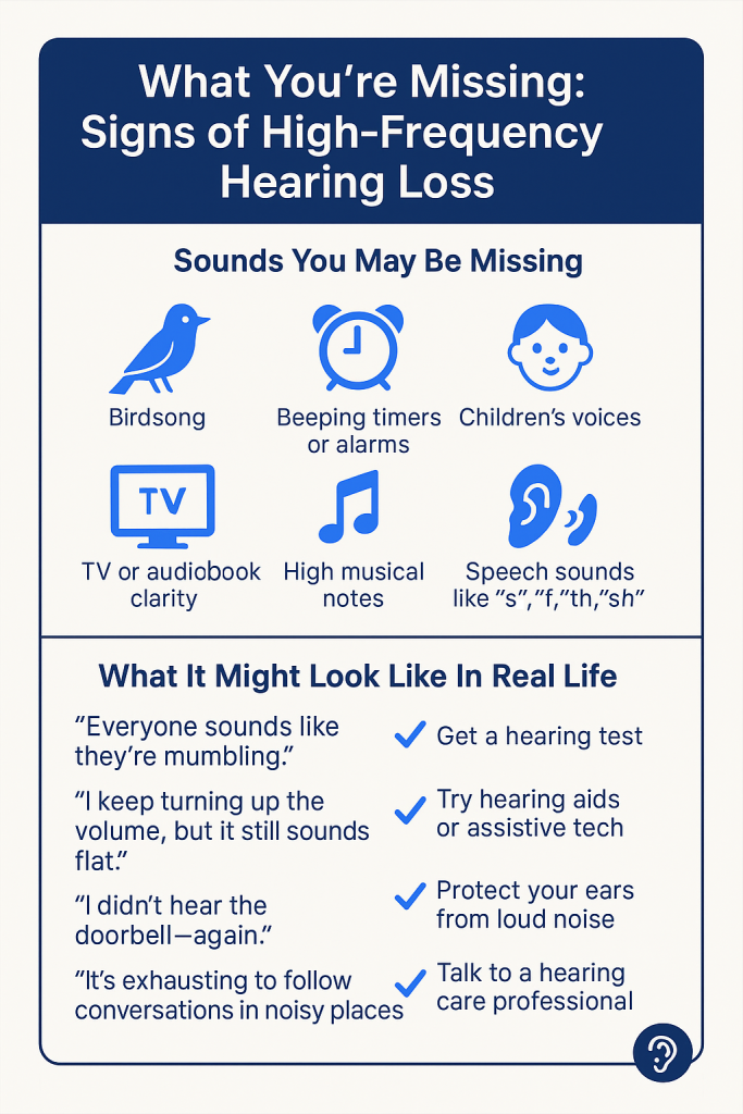 What Does It Mean If I Have Trouble Hearing High-Pitched Sounds?